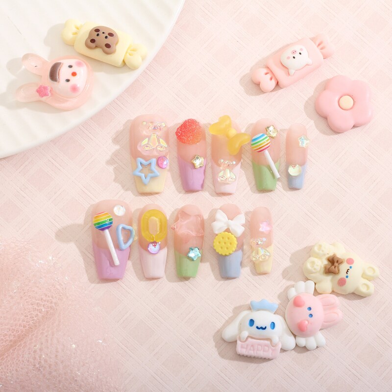Cute Fake Nails - Etsy
