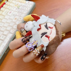 The Pride of Oni Arataki Itto Onailsun 3D Nails Purple Golden Kawaii ...