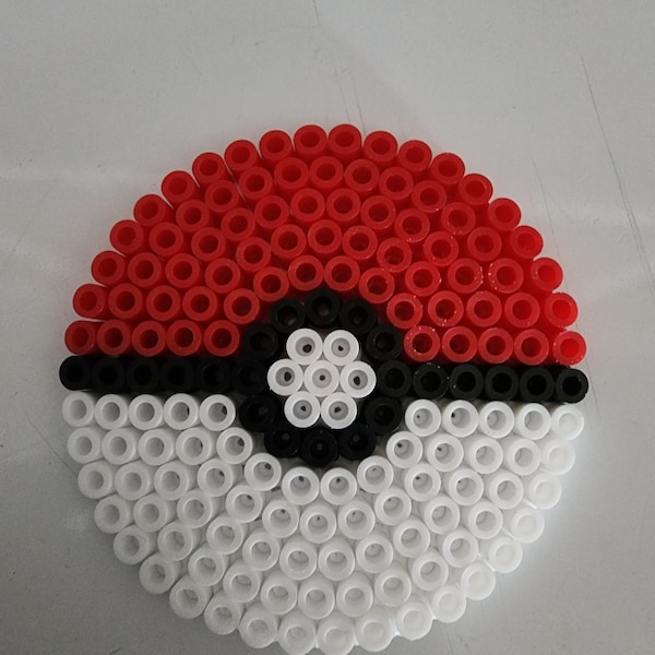 Pokeball Perler Bead - Etsy