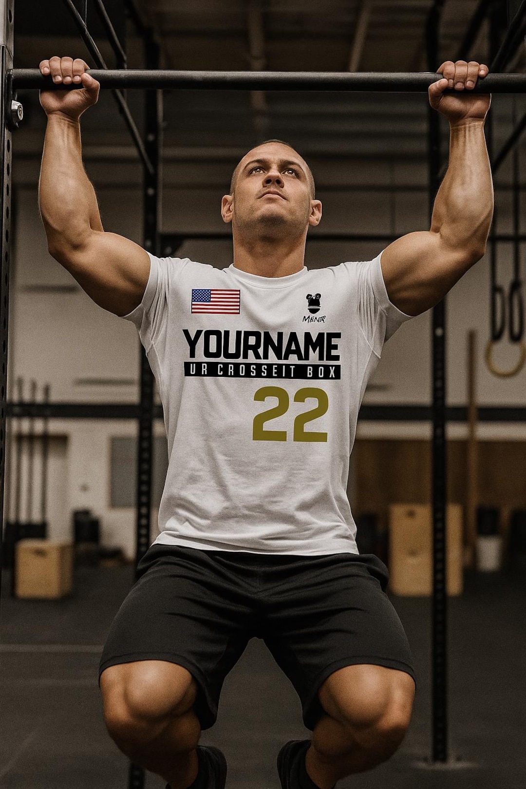Custom Crossfit Games T-shirt - Personalized WOD Tee for Crosstraining ...