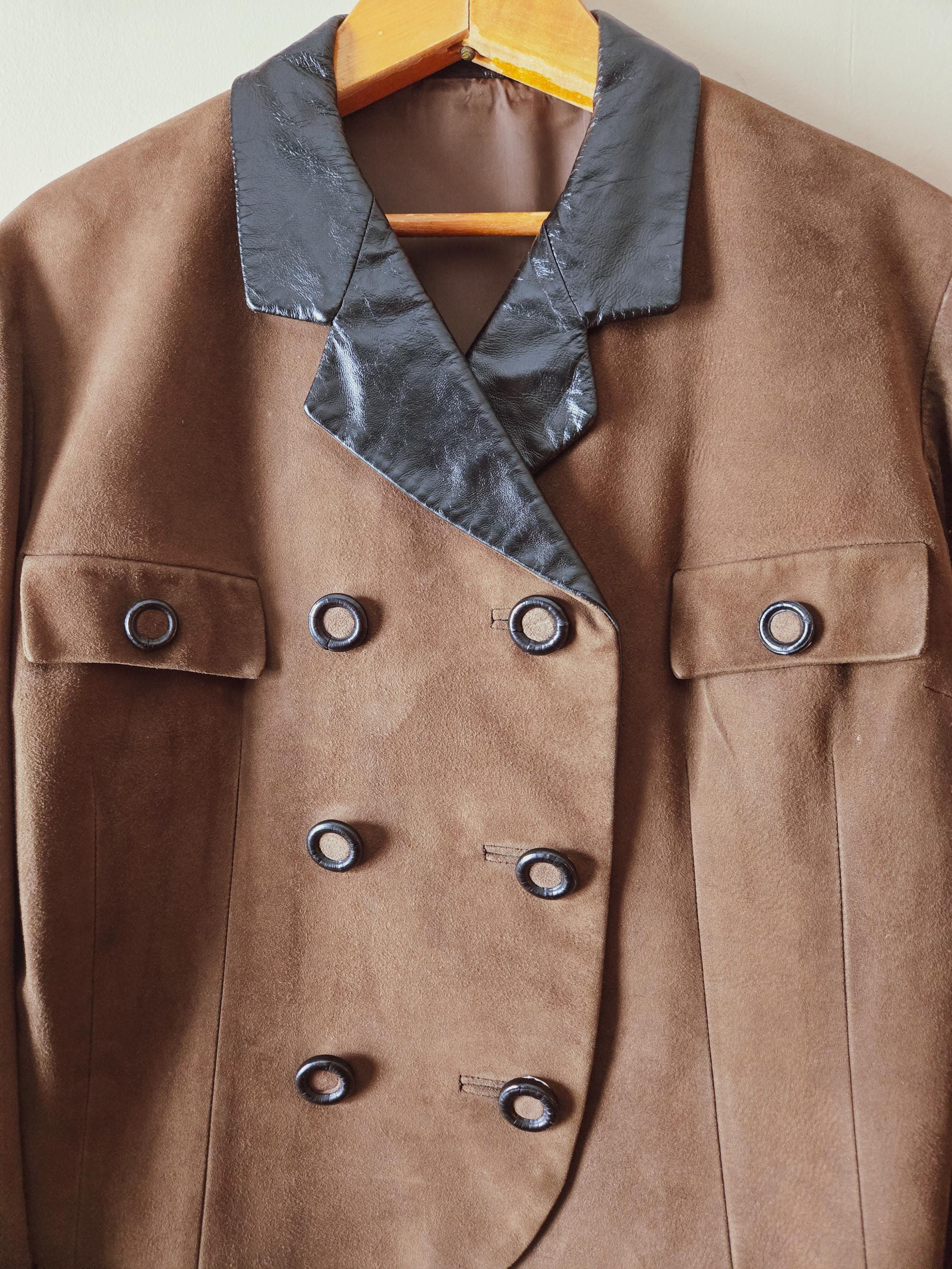 Vintage Leather and Suede Tilopel Jacket - Etsy