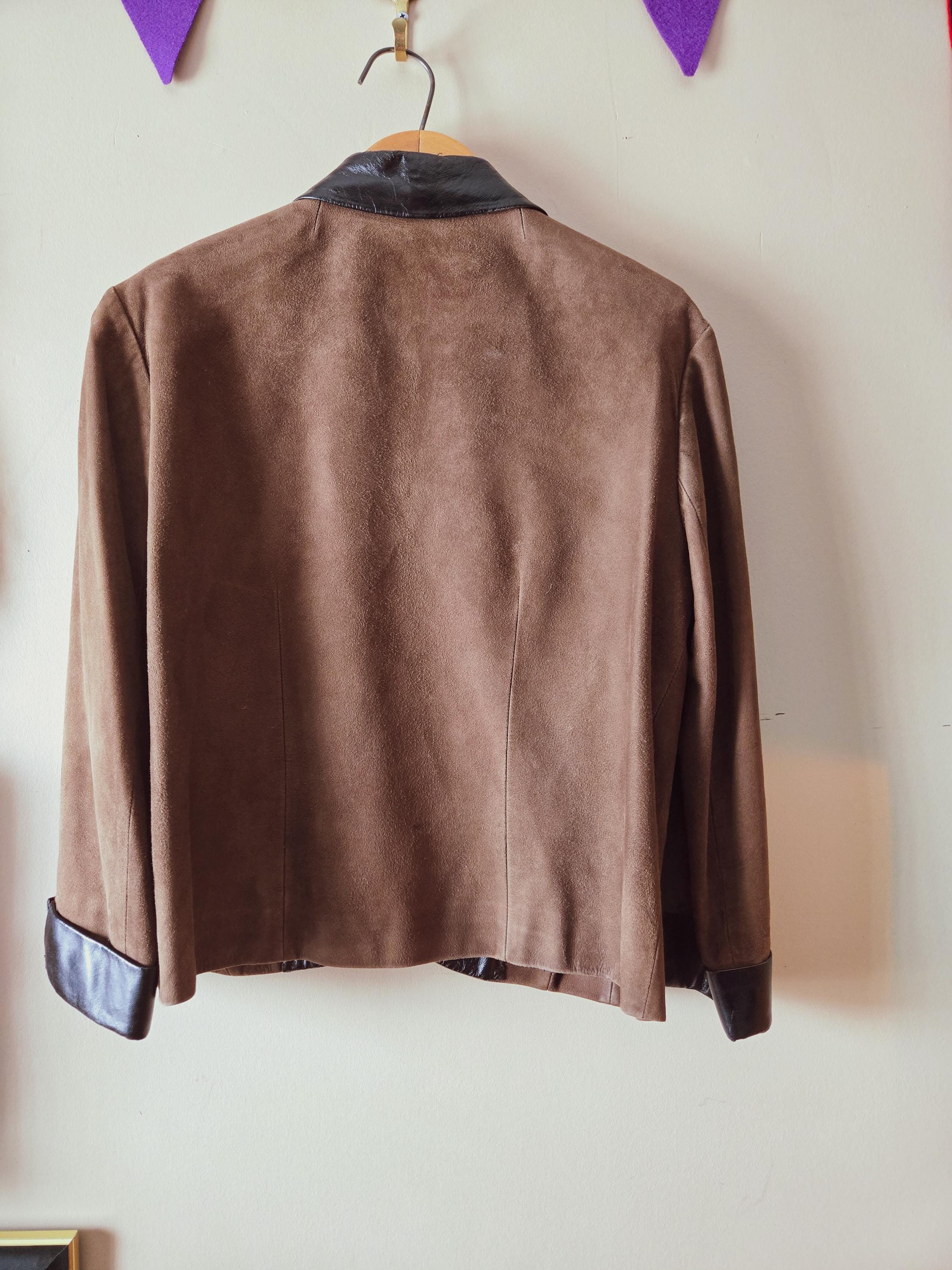 Vintage Leather and Suede Tilopel Jacket - Etsy