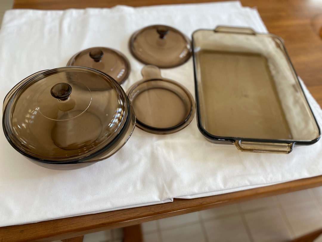 Vintage Amber Pyrex Singles Made in USA - Etsy