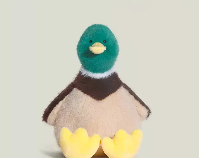 Ducky Mcfluff the Duck | Fluffy Soft Toy | Adorable Stuffed Animal ...