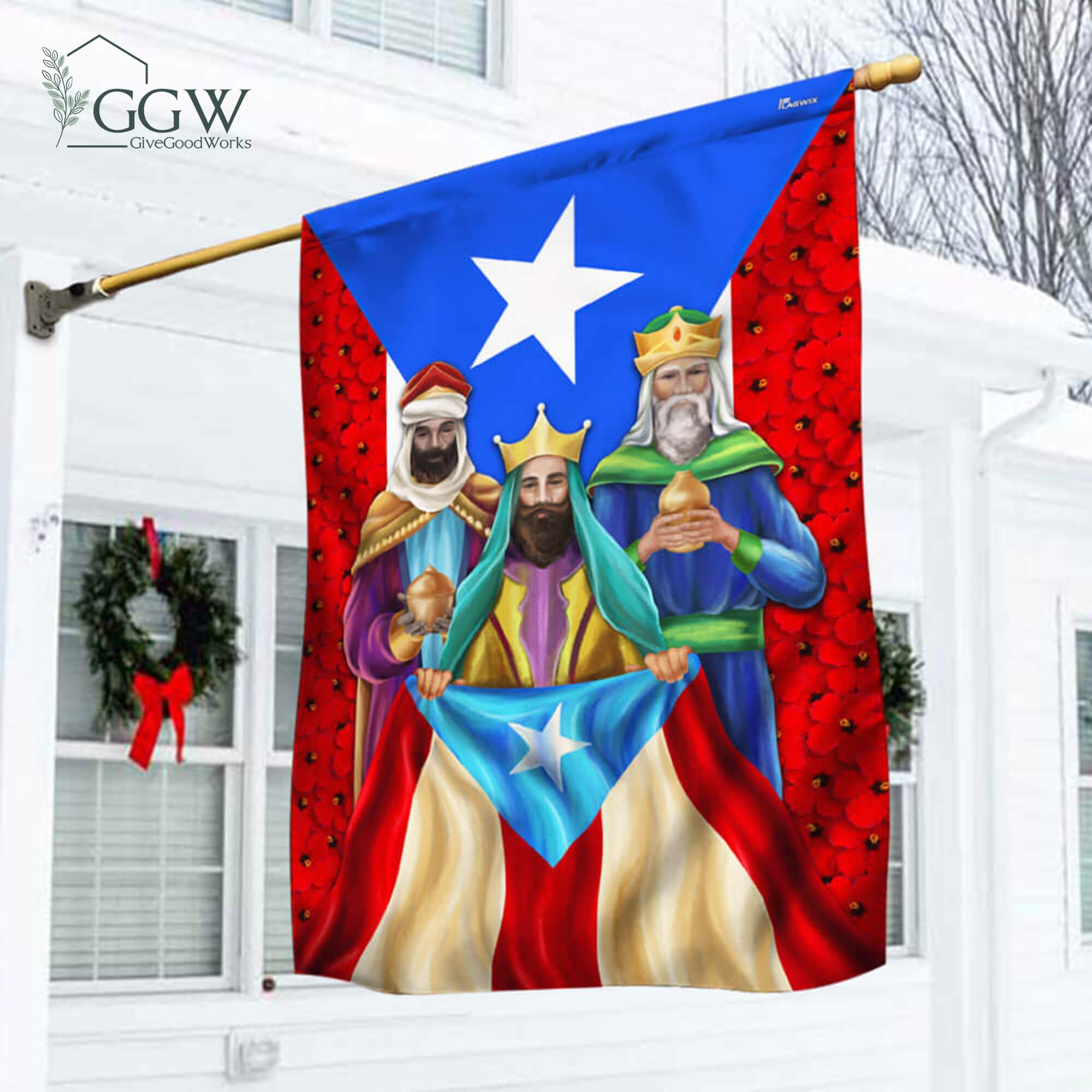 Three Kings Puerto Rico Flag, Three Wise Kings Flag sold by EriBrown ...