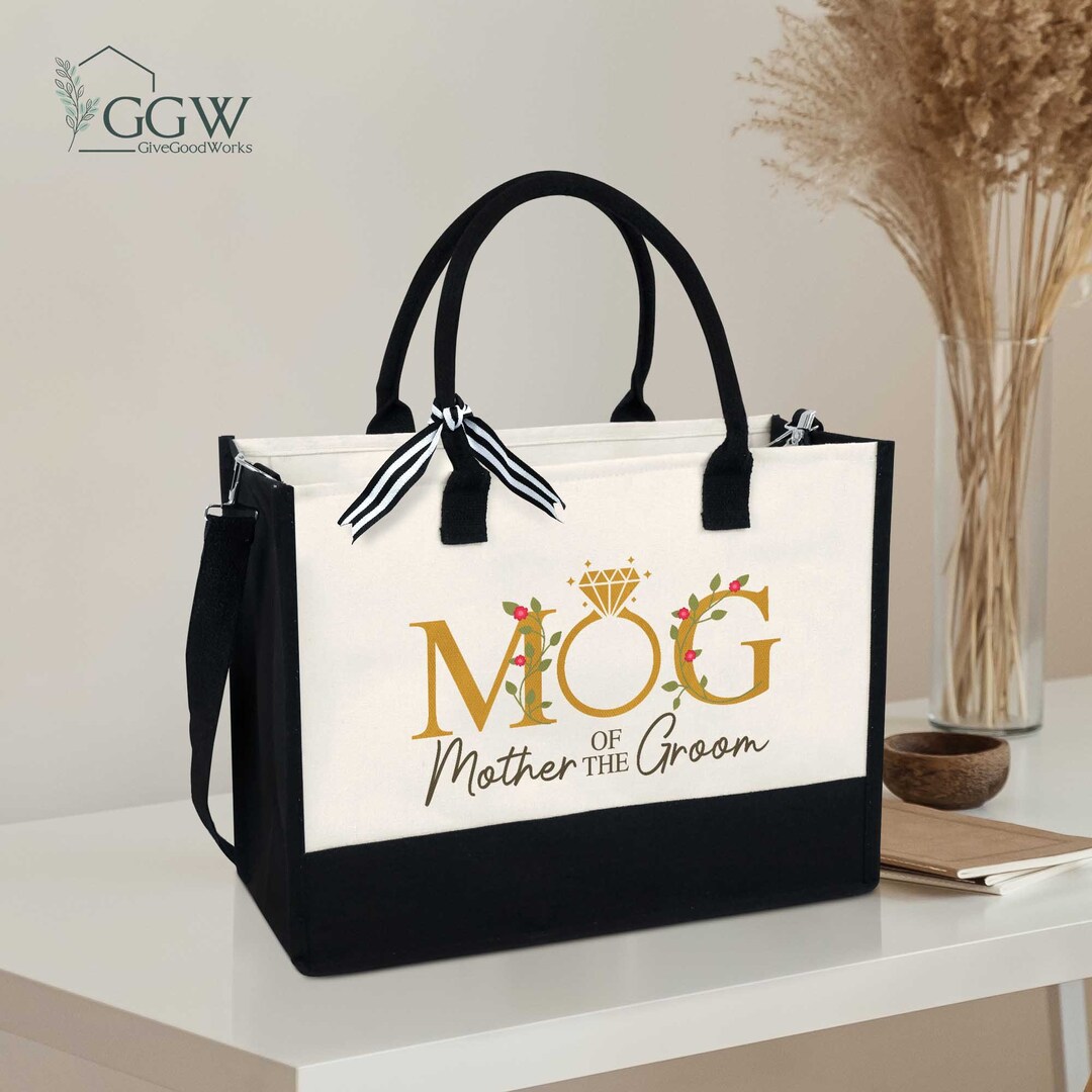 Mother of the Groom Tote Bag, MOG Tote Bag, Mother of the Groom Gift ...