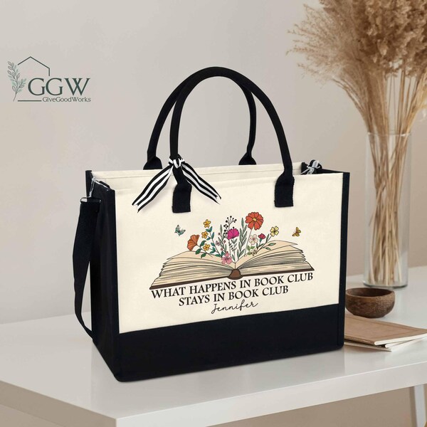 Book Club Tote Bags - Etsy