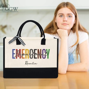 Emergency Department Tote Bag, ER Nurse Tote Bag, Emergency Nurse Bag ...