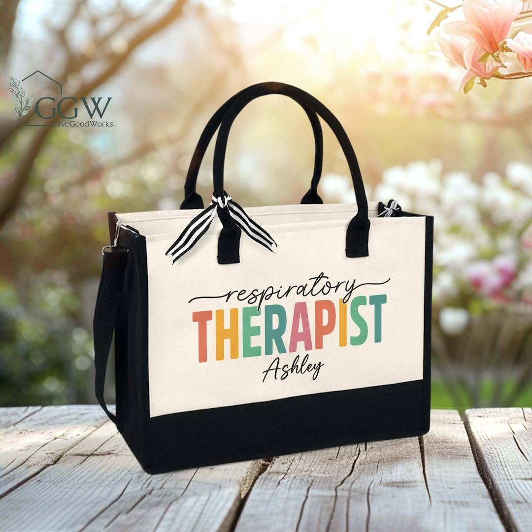 Respiratory Therapist Tote Bag, RT Bag Gift, Respiratory Therapy Tote ...