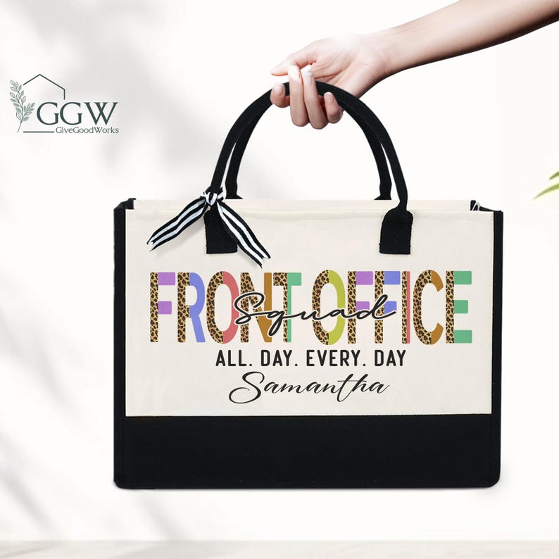 Front Office Tote Bag, Secretary Gifts, Administrative Assistant Tote ...