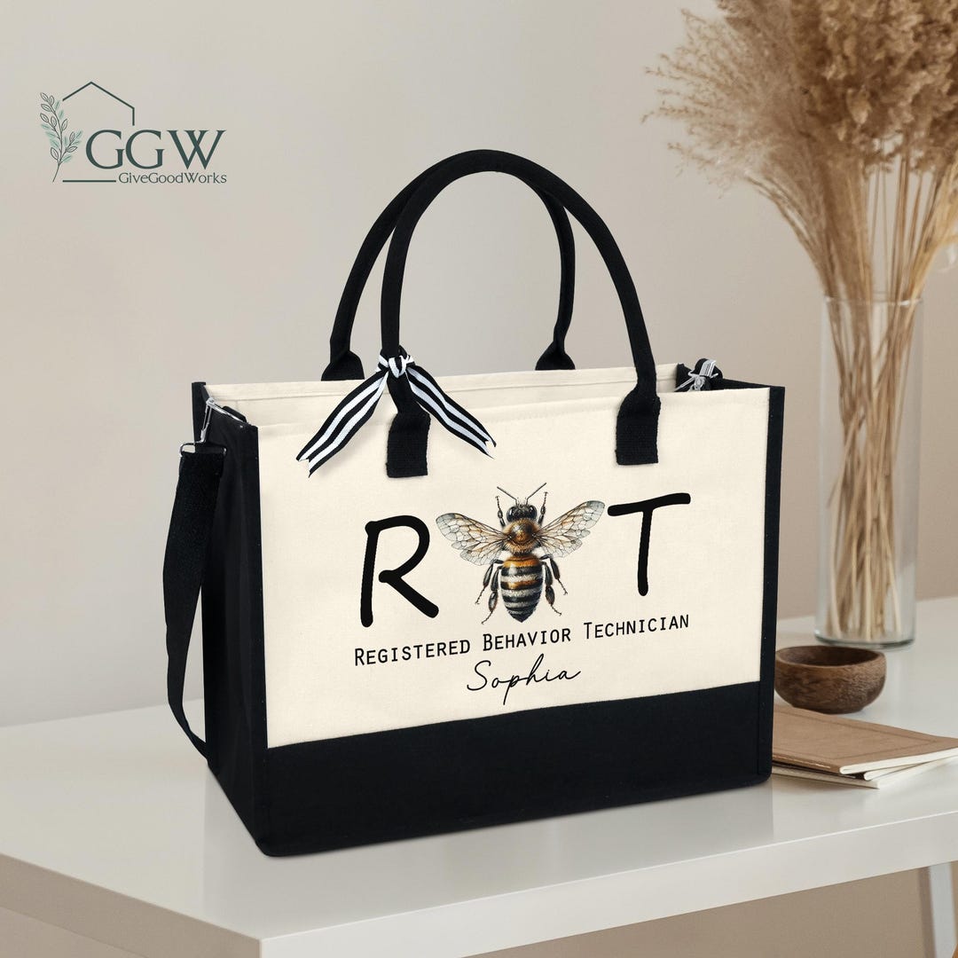 Custom RBT Registered Behavior Technician Tote Bag, RBT Gifts, ABA ...