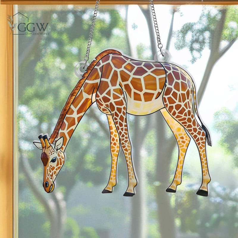Stained Glass Giraffe - Etsy