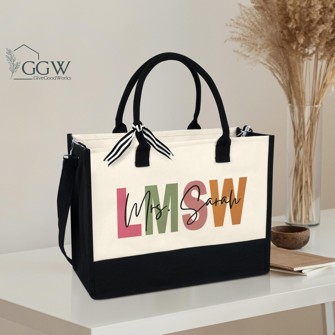 Social Worker Tote Bag, LCSW Tote Bag, Licensed Clinal Social Worker ...