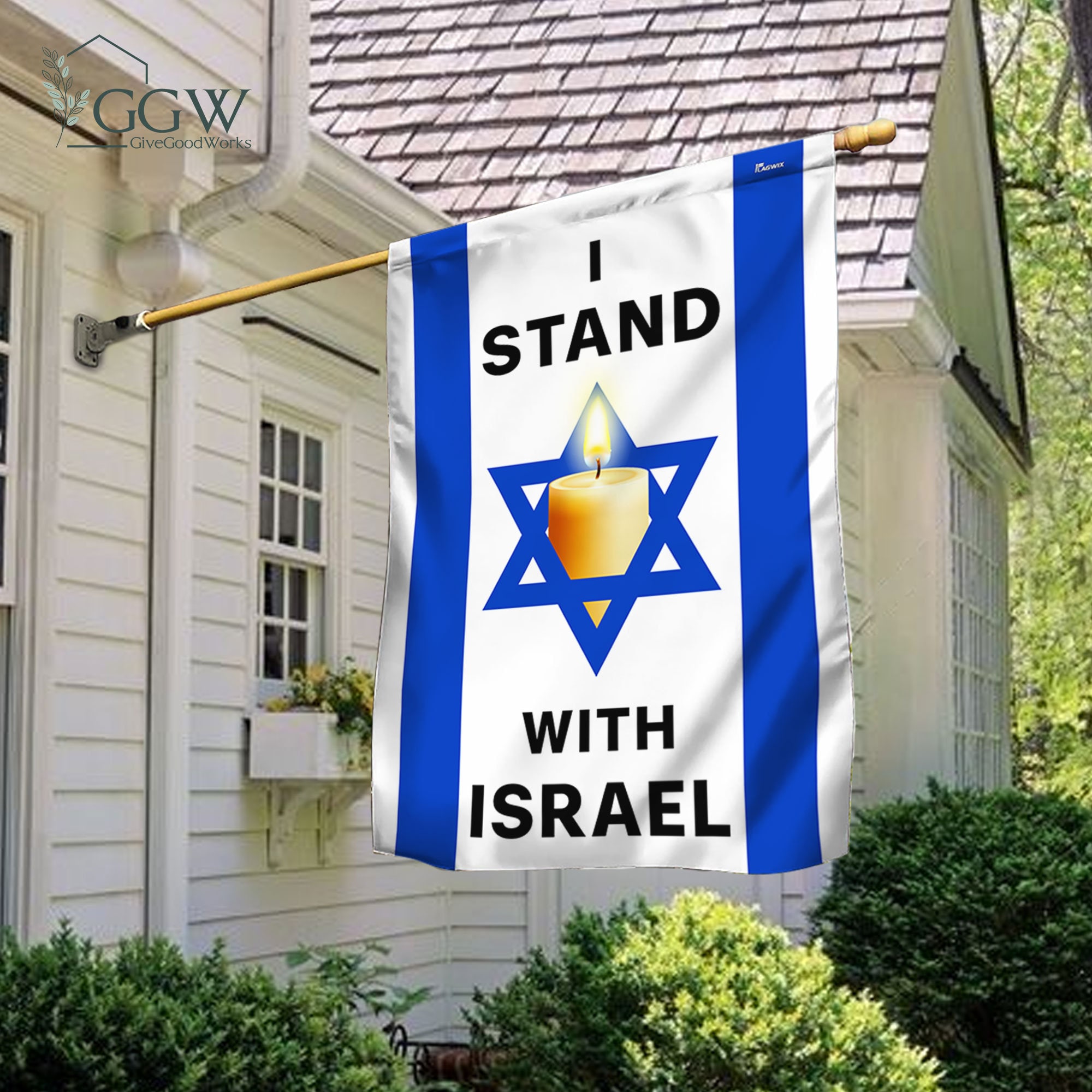 Stand with Israel Flag, Support Israel Flag, Israeli Flag, Pray For ...