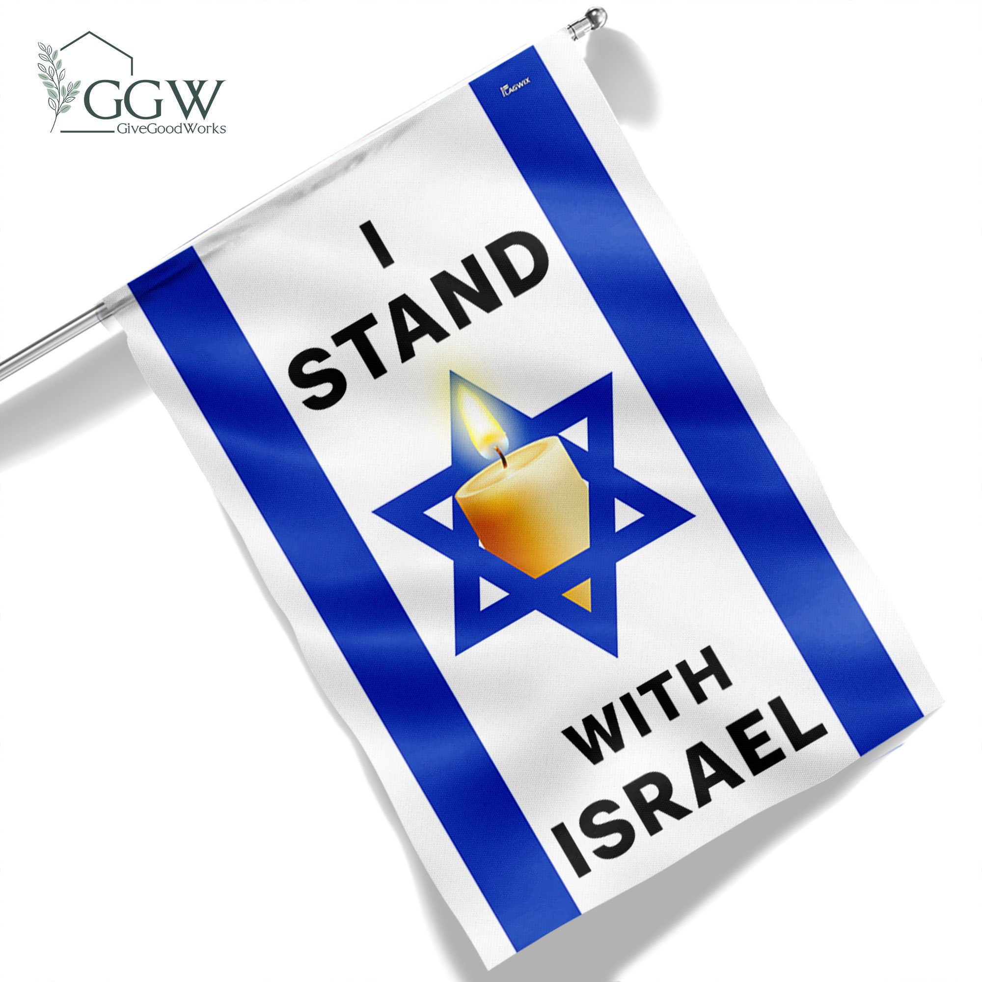 Stand with Israel Flag, Support Israel Flag, Israeli Flag, Pray For ...