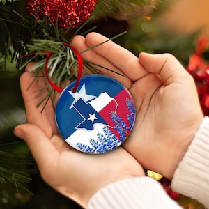 Texas Christmas Ornament, Texas Christmas Gift, Texas Ornament, Texas ...