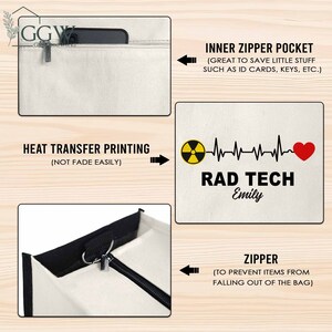 Personalized Radiologist Bag, Custom Radiology Tech Bag, Rad Tech Bag ...