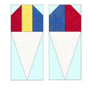 Snow Cones Quilt Block Pattern - Etsy