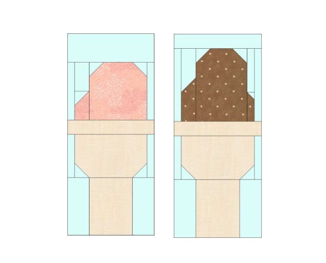 Ice Cream Treats Quilt Pattern - Etsy