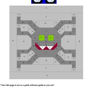 Halloween Spider Quilt Block Pattern - Etsy