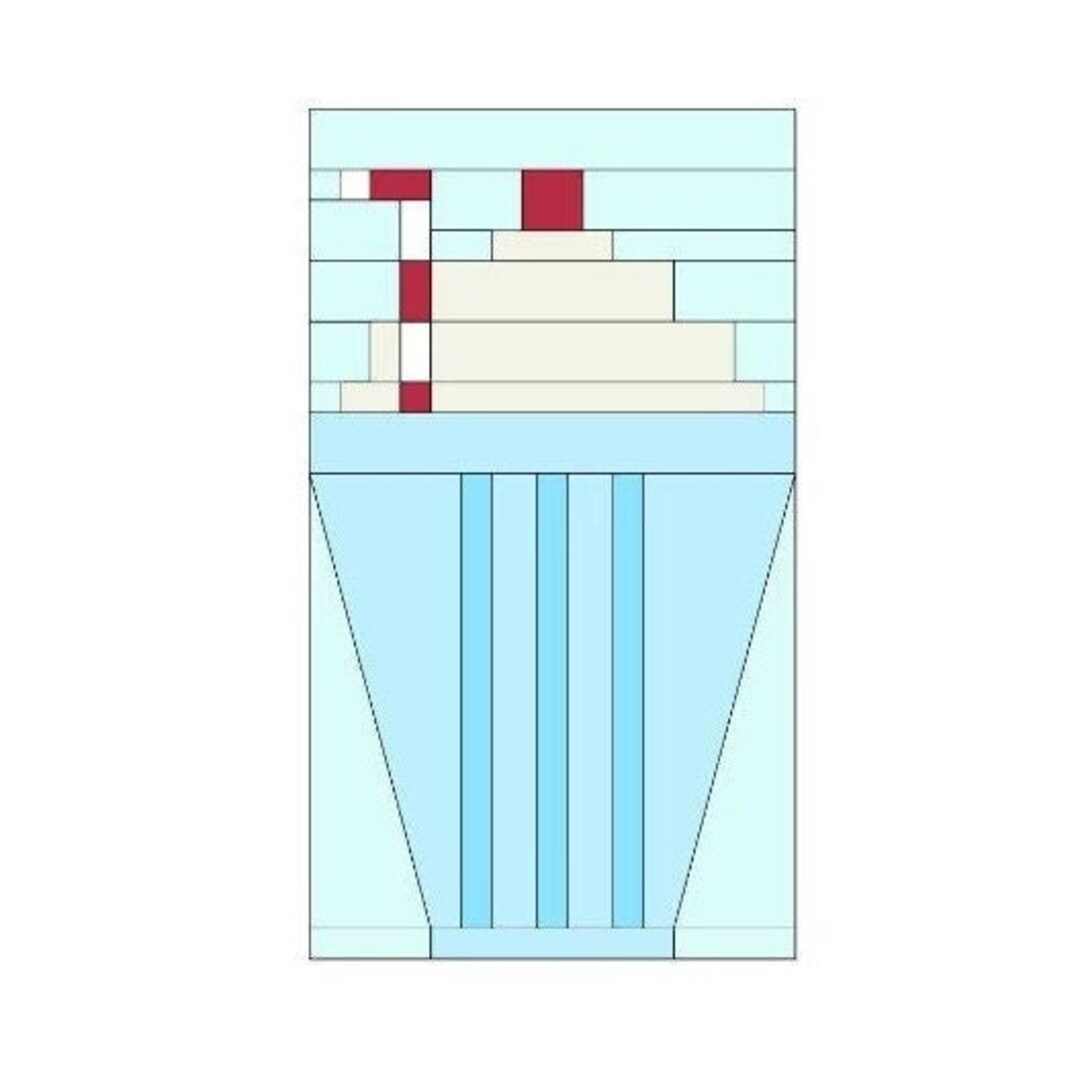 Milkshake Quilt Block Pattern - Etsy