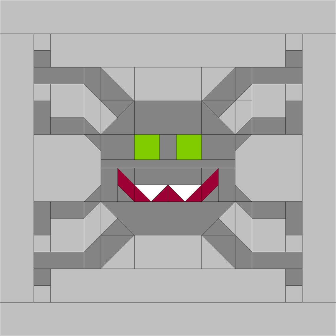 Halloween Spider Quilt Block Pattern - Etsy
