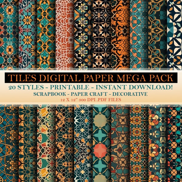 Moroccan Tiles - Etsy