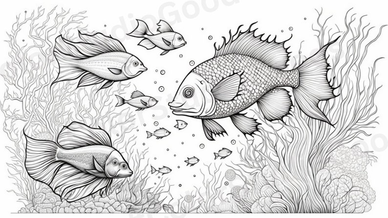 The Animal Kingdom: 15 Animal Coloring Pages for Adults - 15 Printable ...