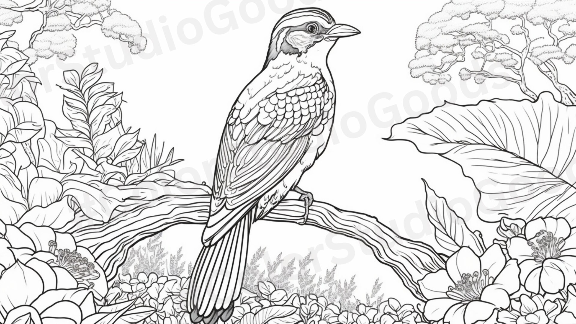 The Animal Kingdom: 15 Animal Coloring Pages for Adults - 15 Printable ...