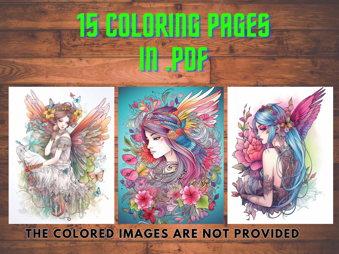 Woodland Fairy Tales 15 Coloring Page for All Ages Digital - Etsy