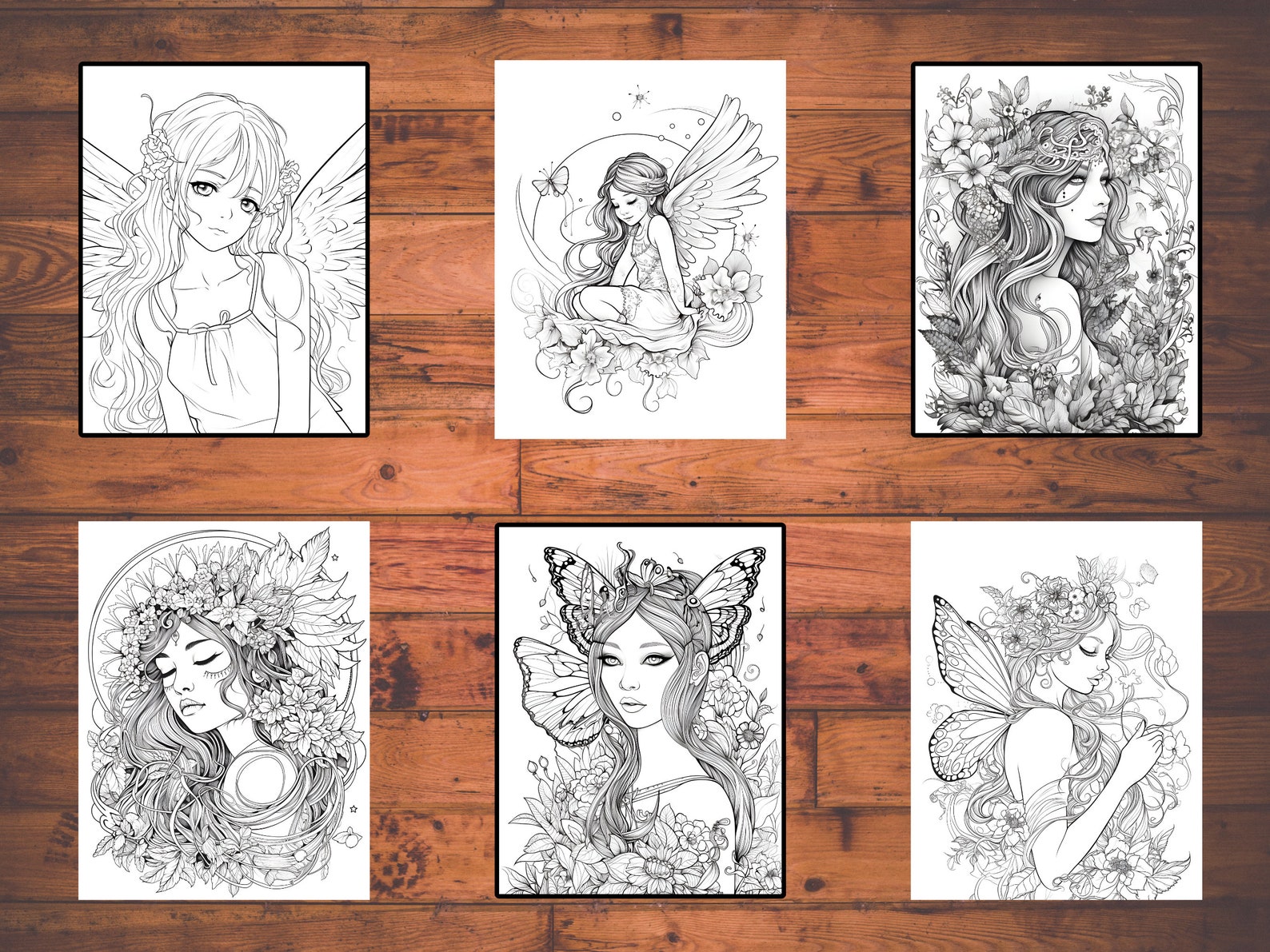Woodland Fairy Tales 15 Coloring Page for All Ages Digital - Etsy