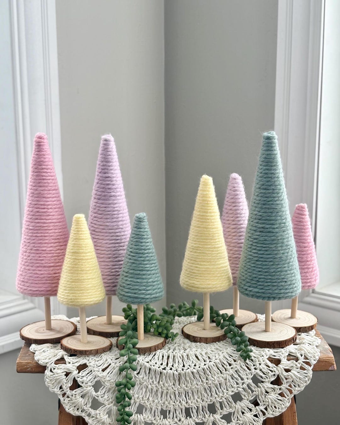 Yarn Trees | Spring & Summer Decor - Etsy