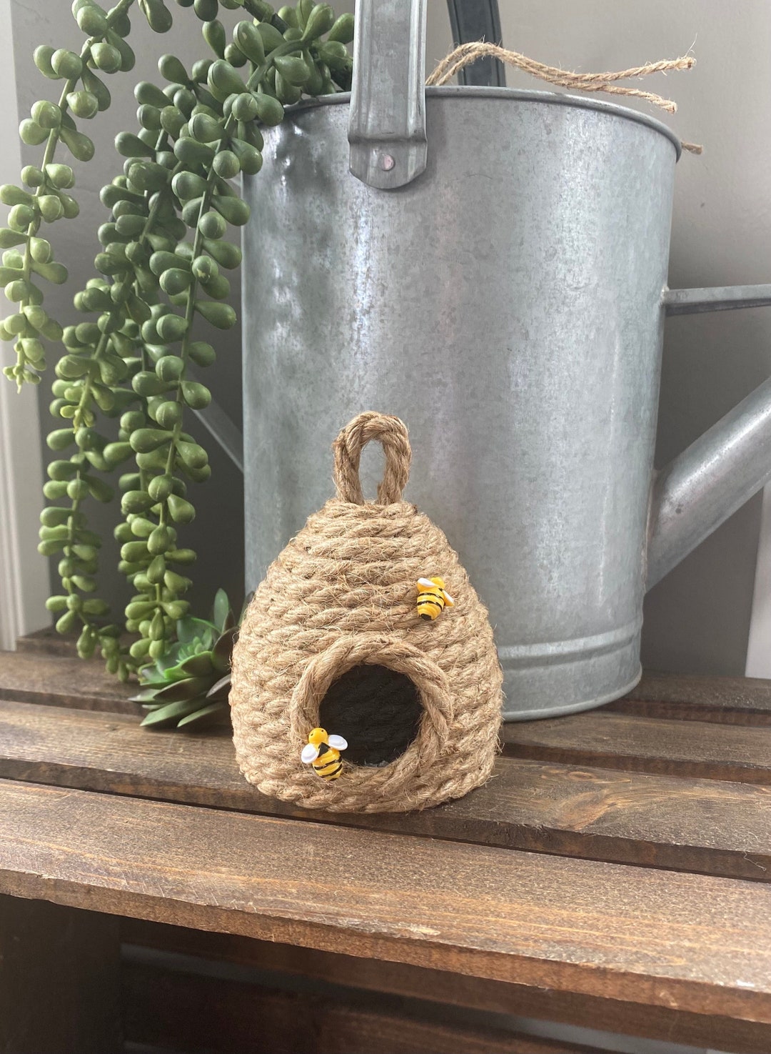 Small Beehive | Bee Skep | Decorative - Etsy