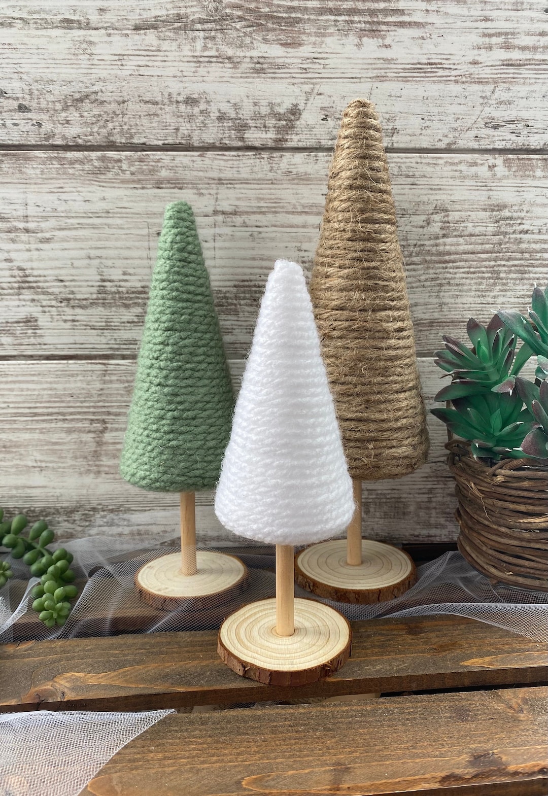 Yarn Trees Spring & Summer Decor - Etsy
