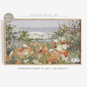 Samsung Frame TV Art, Spring Wildflower Field, Flower Meadow, Warm Tone ...