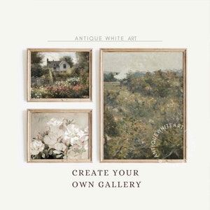 Printable Vintage Wildflower Prints, Set of Spring Wall Art, Country ...