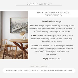 Vintage Winter Landscape Frame TV Art, Farmhouse Christmas Art for TV, Snowy Winter Oil Painting ...