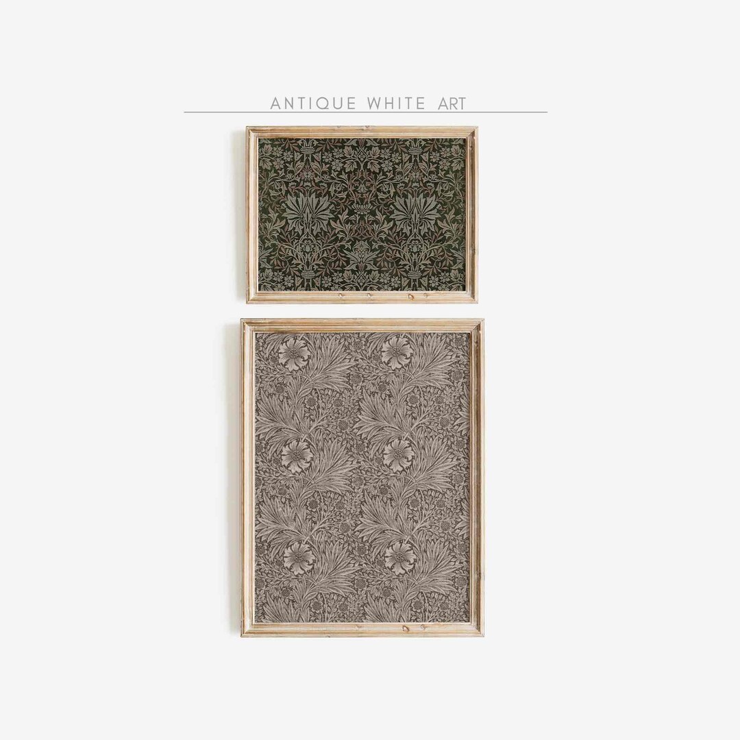 PRINTABLE Vintage Textile Art Set, Rug Pattern Wall Print, Antique ...