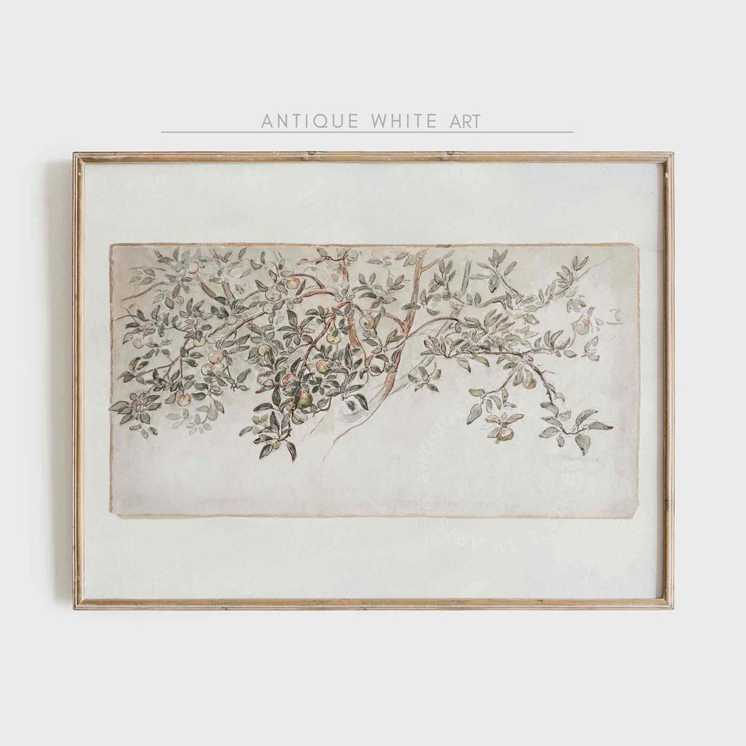 Neutral Botanical Printable Wall Art, Vintage Printable Warm Tones ...