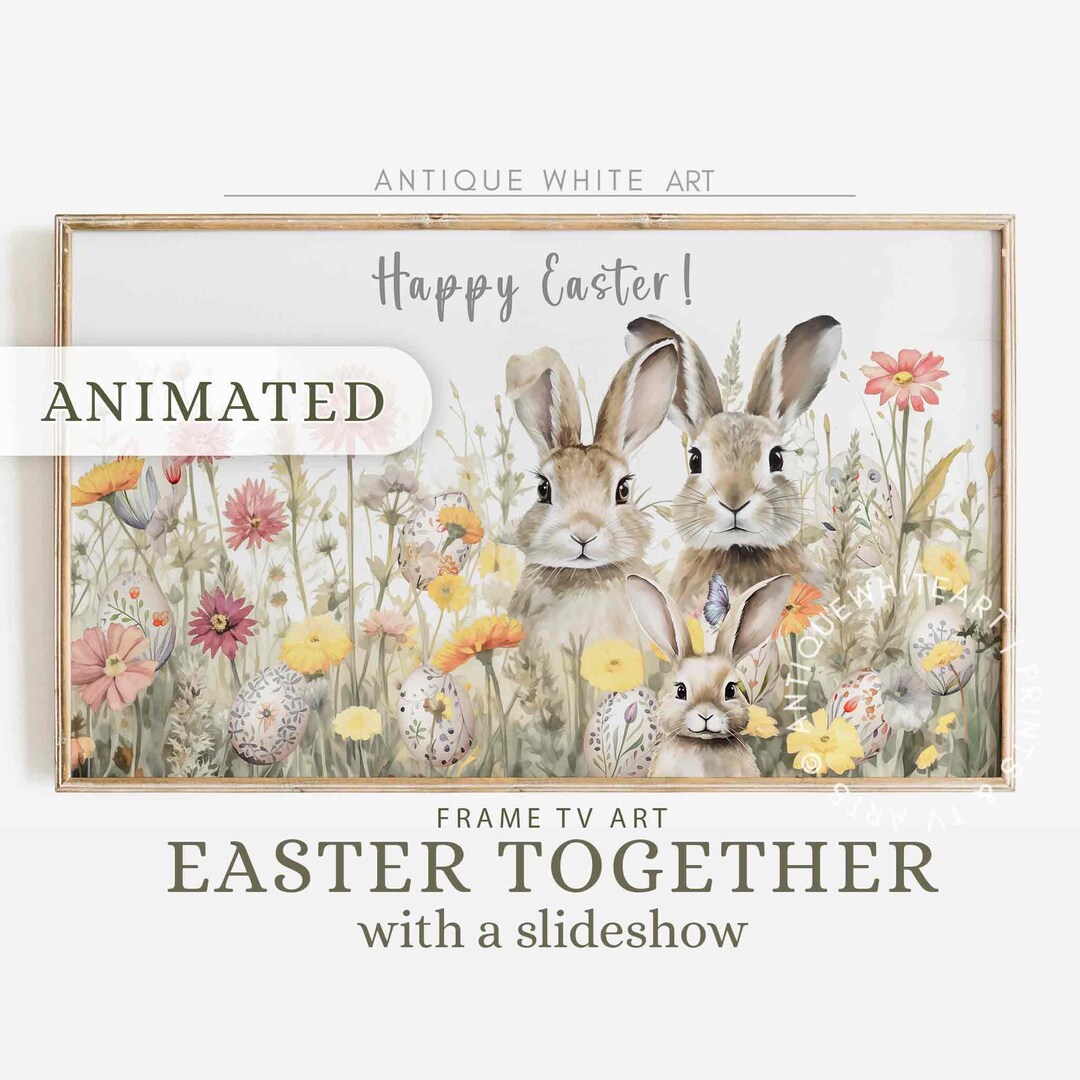 Easter Bunnies Story Samsung Frame TV: Easter Slideshow, Spring ...