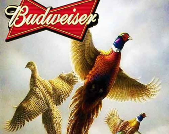 Budweiser Sign Hunting Large 24in Take Some Back to Your Pad - Etsy