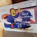 VINTAGE Style Pabst Beer Red Snowmobile Metal Sign 24in Beer Display - Etsy