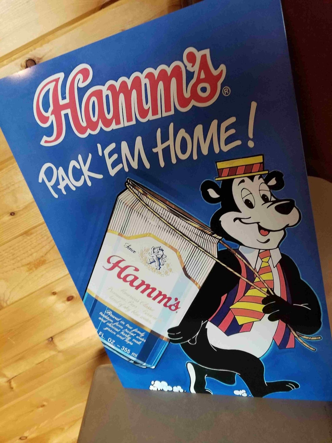 Hamm's Beer Sign Hamms Large Large Sign 24in Bar Display - Etsy