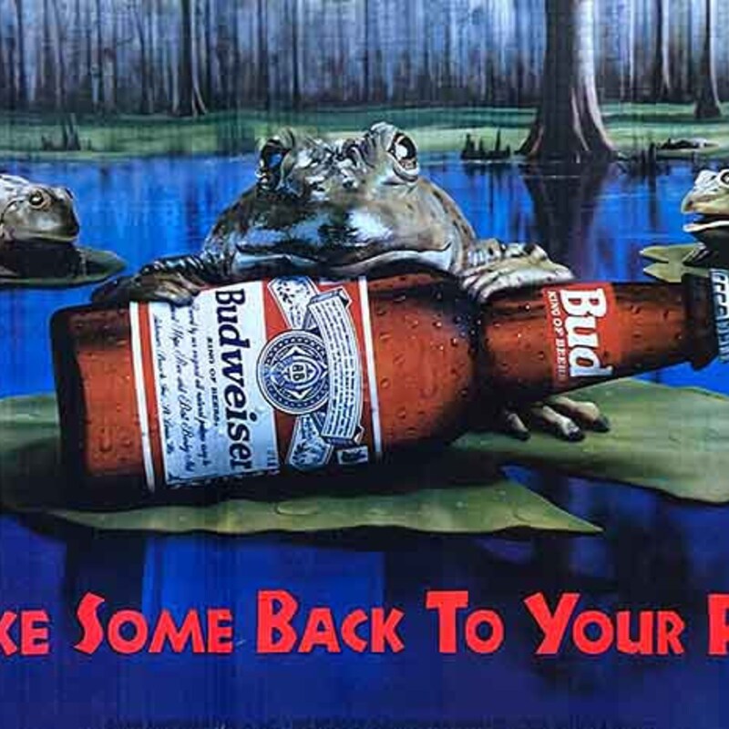 Budweiser Frogs - Etsy