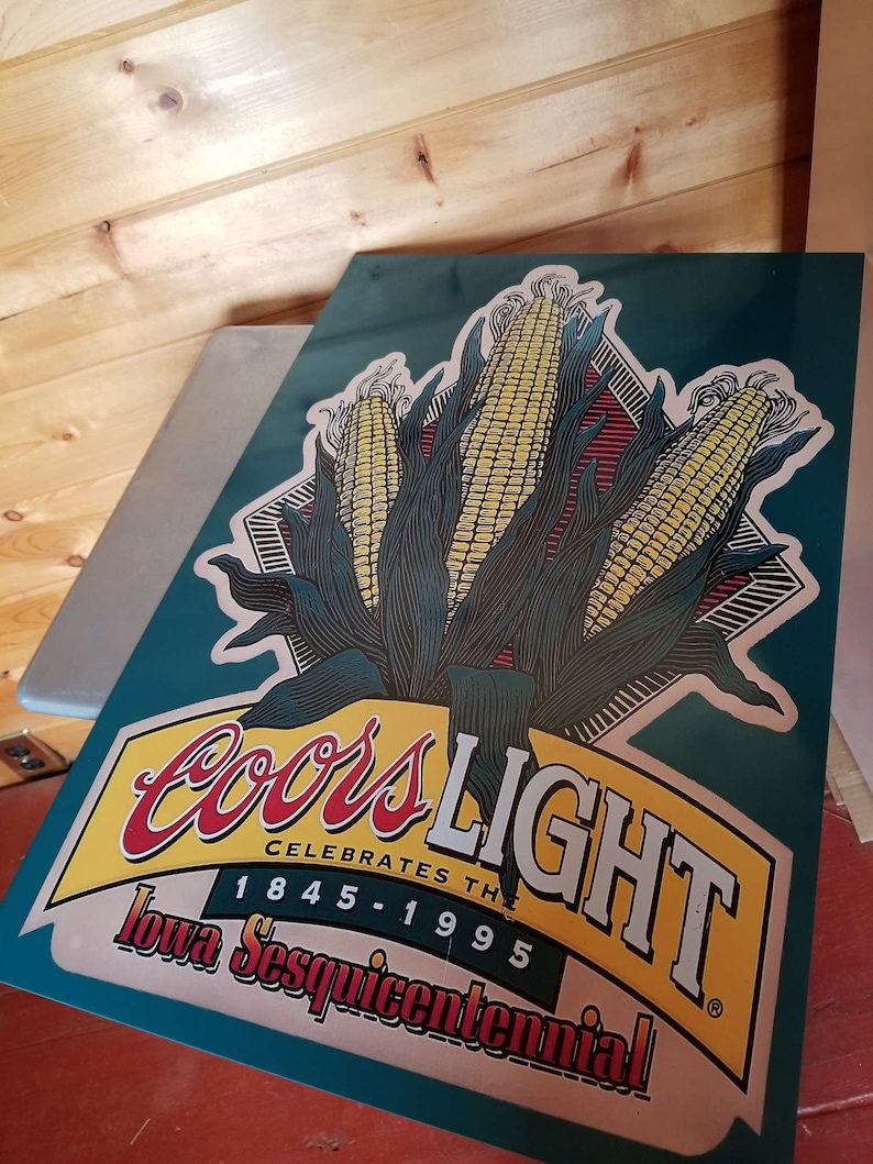 Coors Light Sign Corn Harvest Large 24in Bar Display - Etsy