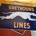 Greyhound Sign Bus Lines Terminal Signs Large Metal Display - Etsy