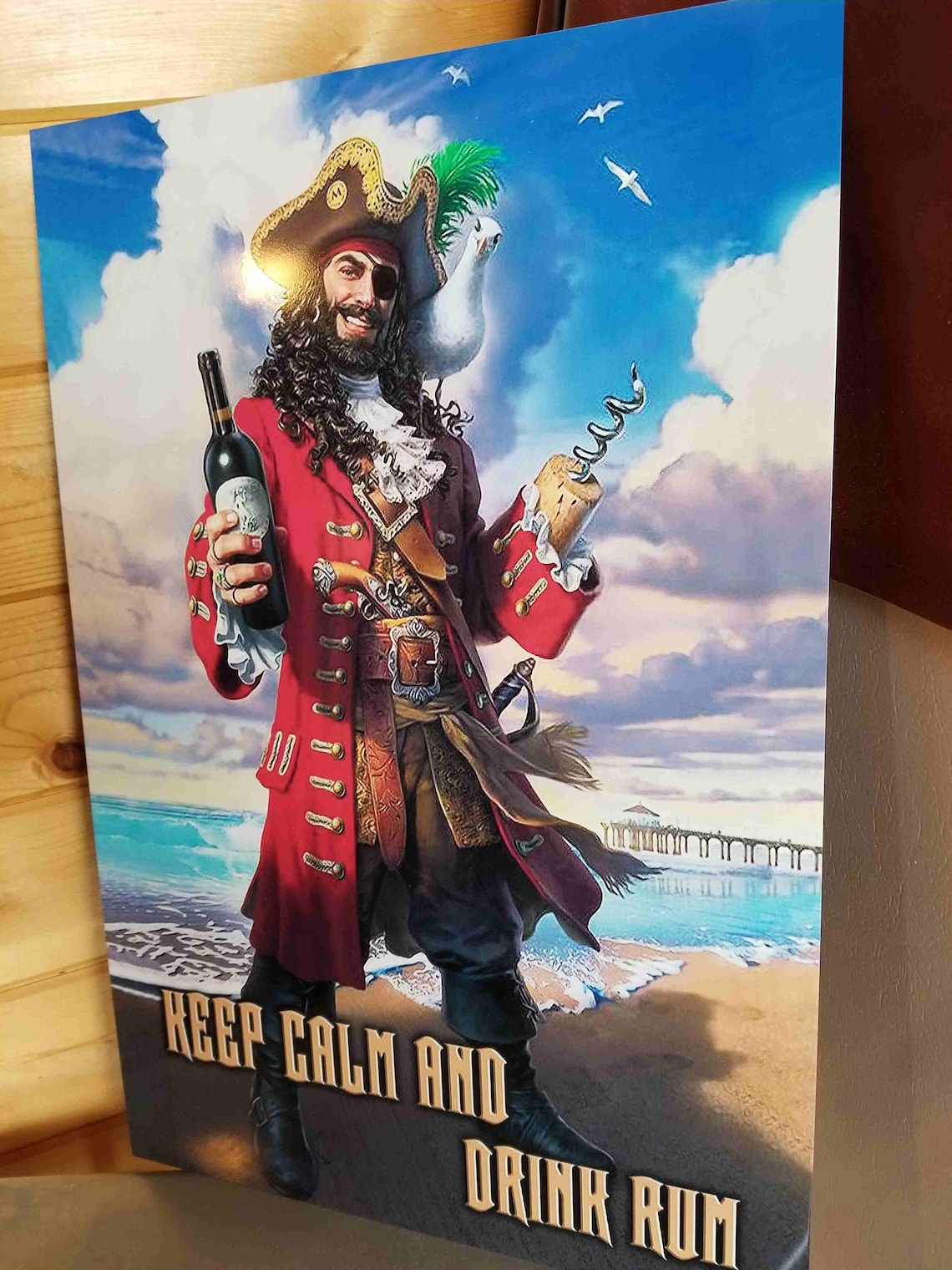 Captain Morgan Pirate Pub Sign Large 24in Liquor Advertising - Etsy