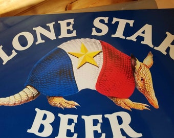 Lone Star Beer Sign - Etsy