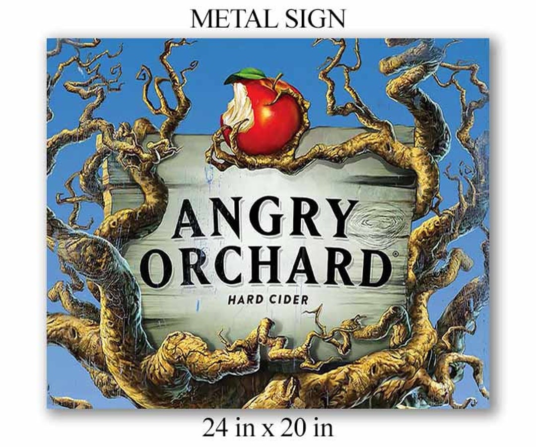 Angry Orchard Hard Cider Beer Large Display Metal Sign 24in - Etsy
