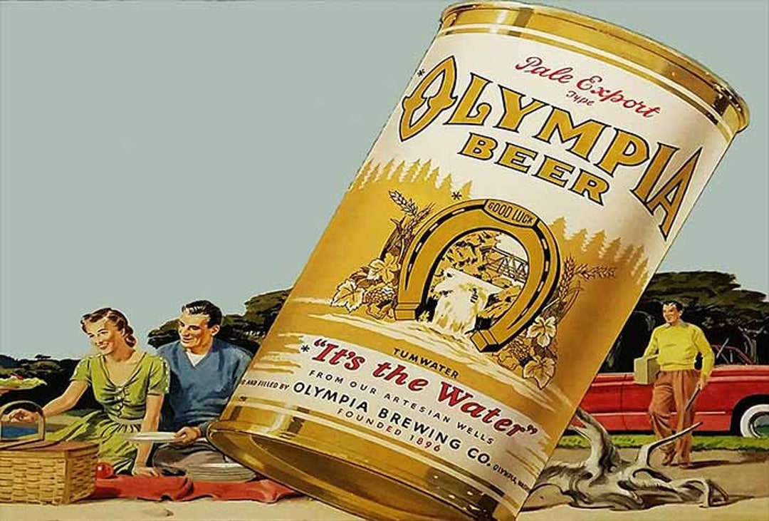 Olympia Beer Sign Large 24in Metal Sign Display - Etsy